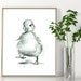 Duckling Printable Wall Art Kids Nursery DIY Print Instant - Etsy