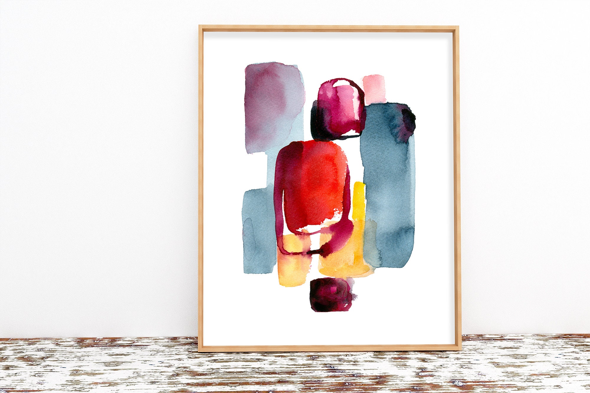Colorful Abstract Wall Art Large Print instant Download | Etsy