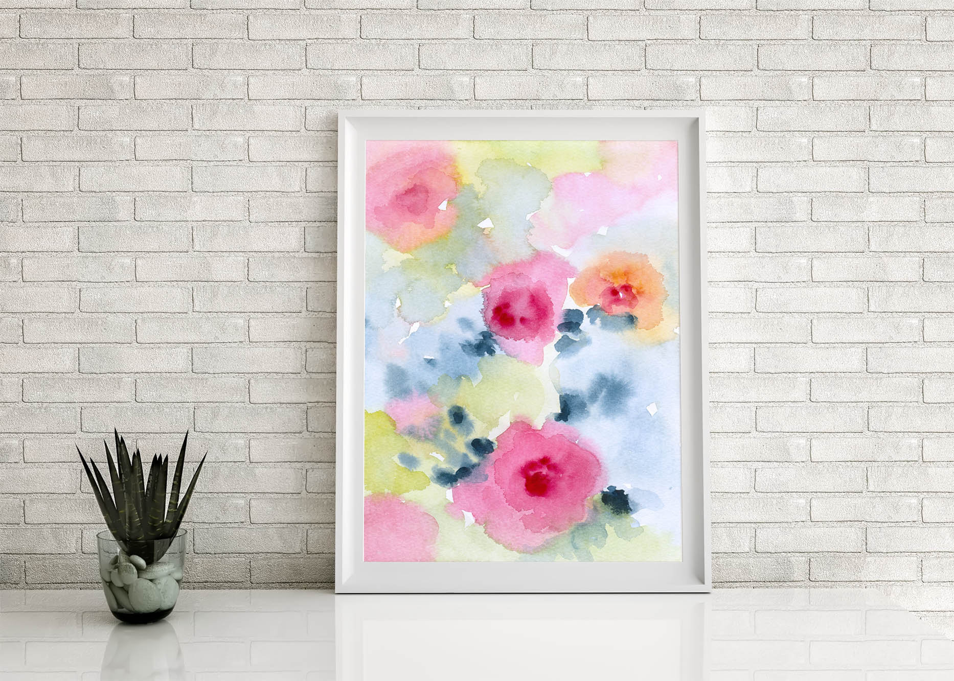 Flower Wall Art Printable instant Download DIY Print Abstract | Etsy