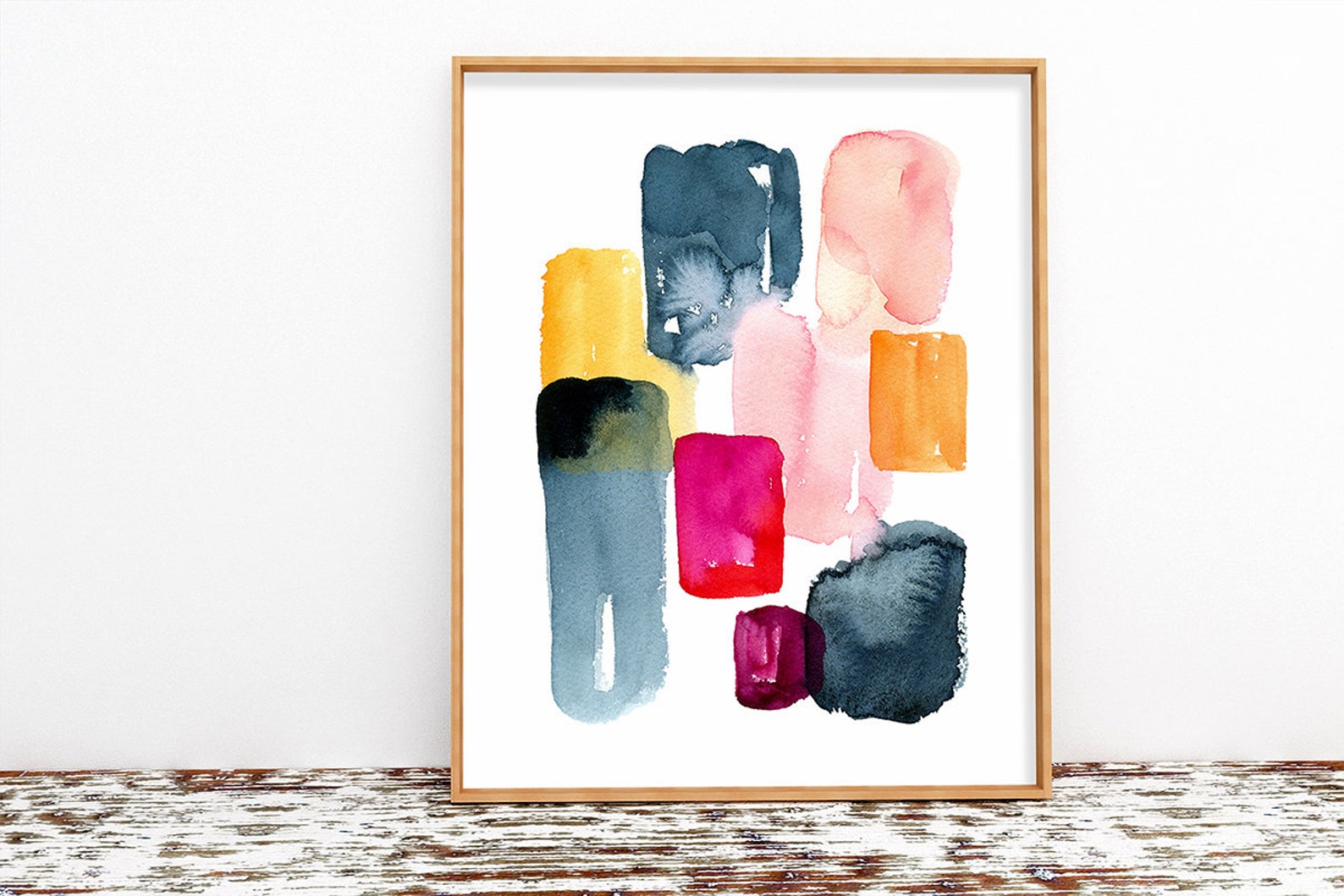 Colorful Geometric Print Abstract Instant Download DIY - Etsy
