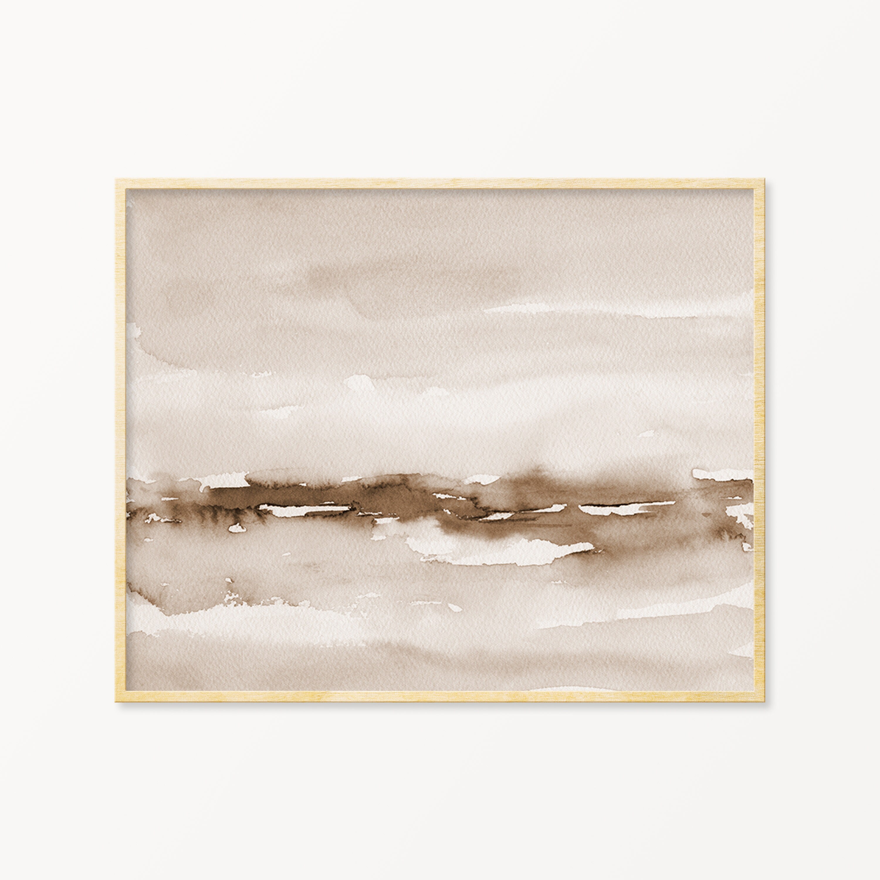 Neutral Landscape Print Printable Wall Art Minimal Abstract - Etsy