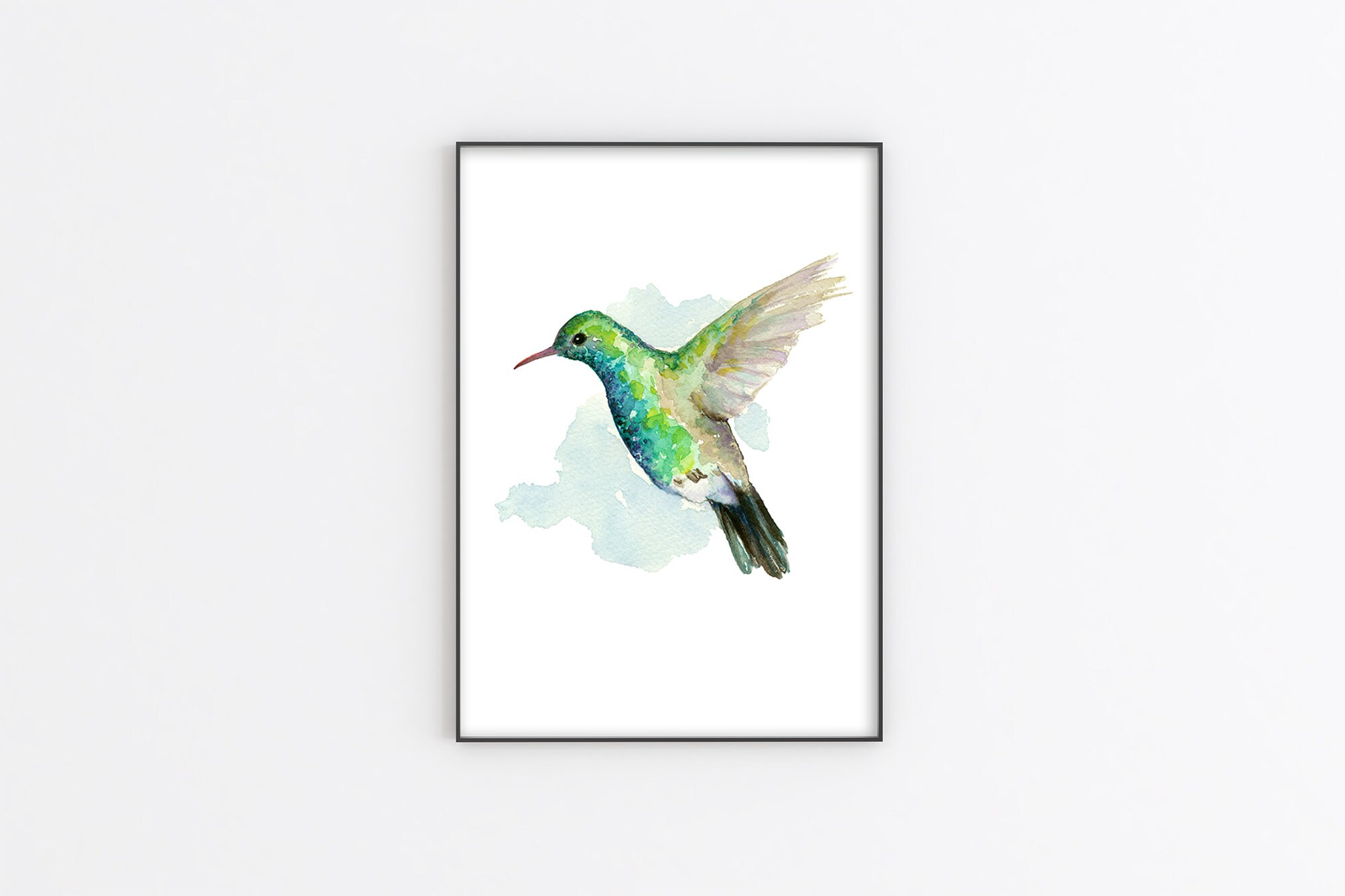 Hummingbird Bird Art Print Instant Download Small Bird DIY | Etsy