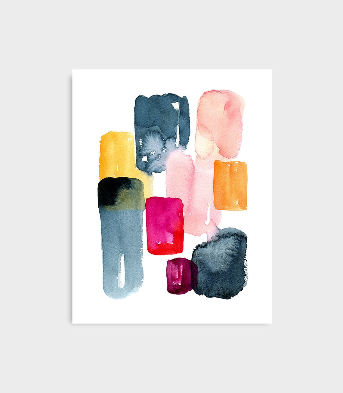 Colorful Geometric Print Abstract Instant Download DIY - Etsy