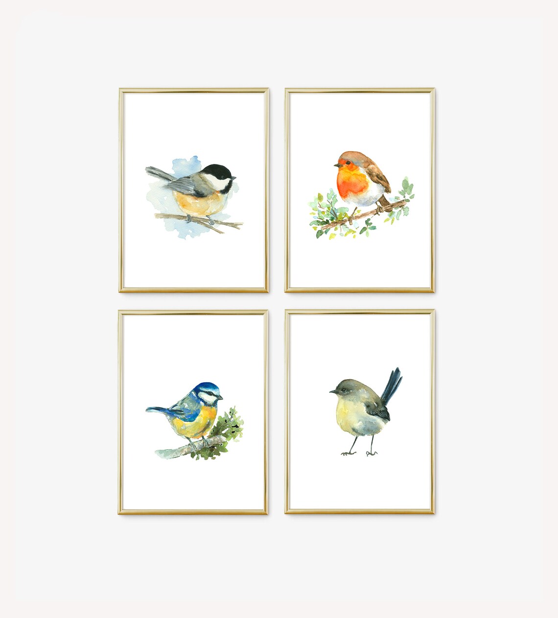 Bird Art Printable Wall Art Set Instant Download Small Bird - Etsy ...