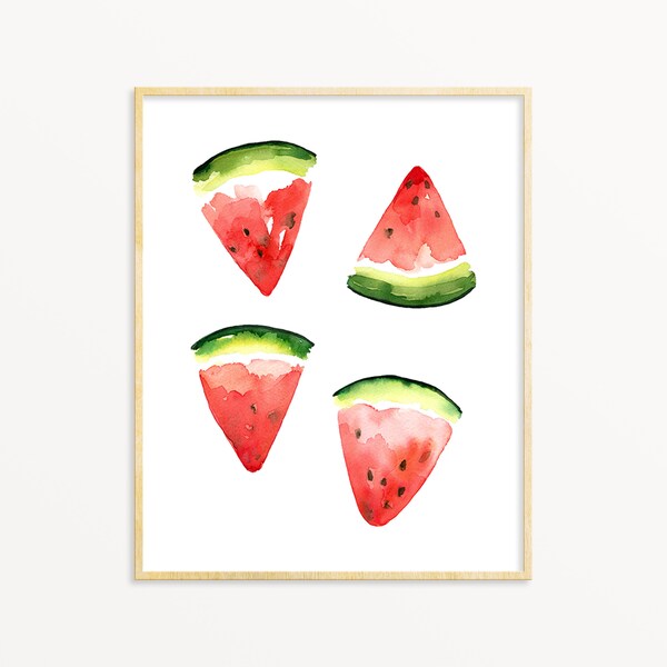 Watermelon Print - Etsy
