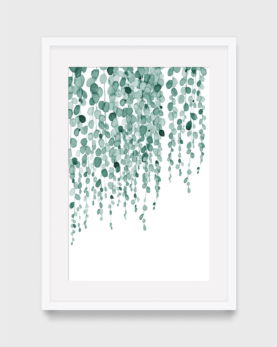 Pearl Plant Print Leaf Print Botanical Wall Art Printable - Etsy