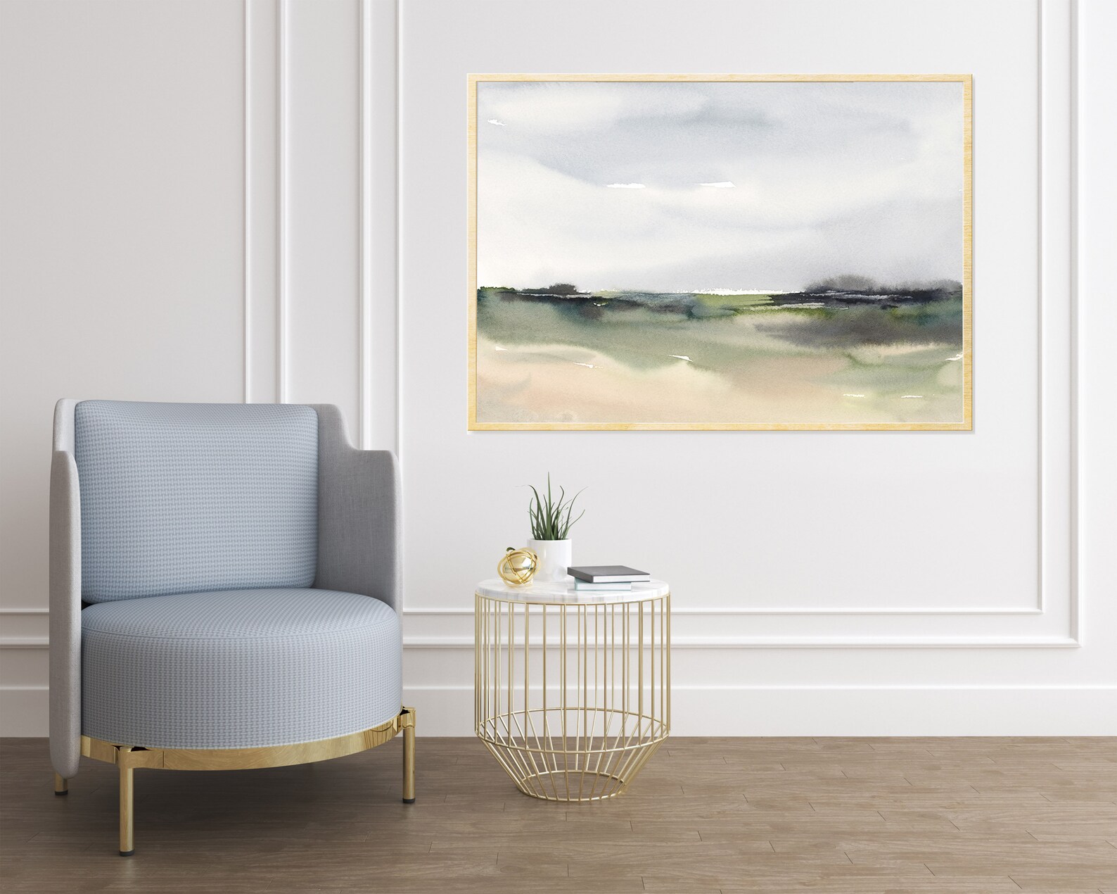 Large Printable Wall Art Neutral Landscape Peaceful Serene - Etsy