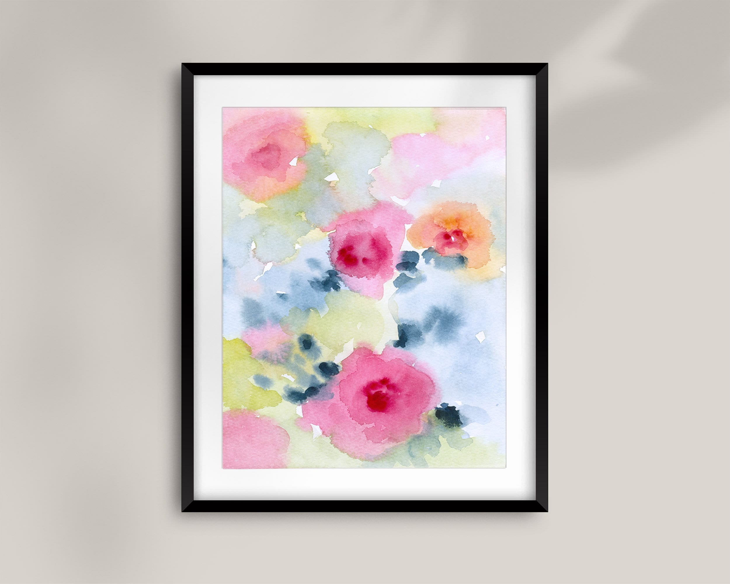 Flower Wall Art Printable instant Download DIY Print Abstract | Etsy