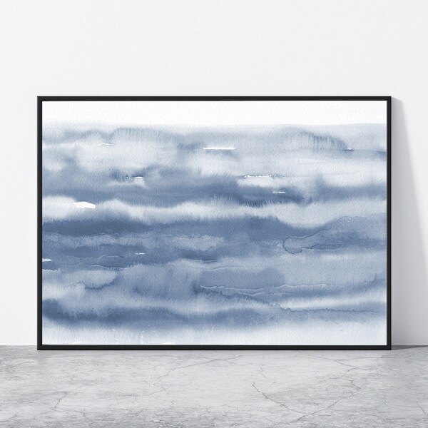 Indigo Abstract - Etsy