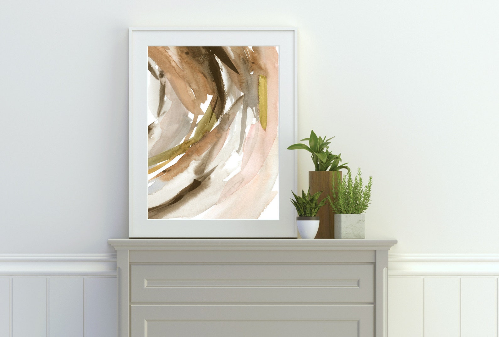 Abstract Print Neutral Wall Art Print Printable Instant - Etsy