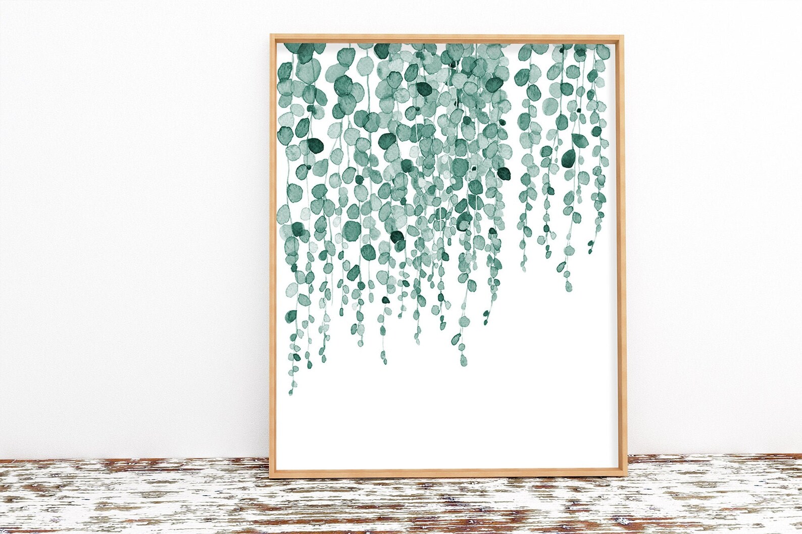 Pearl Plant Print Leaf Print Botanical Wall Art Printable - Etsy