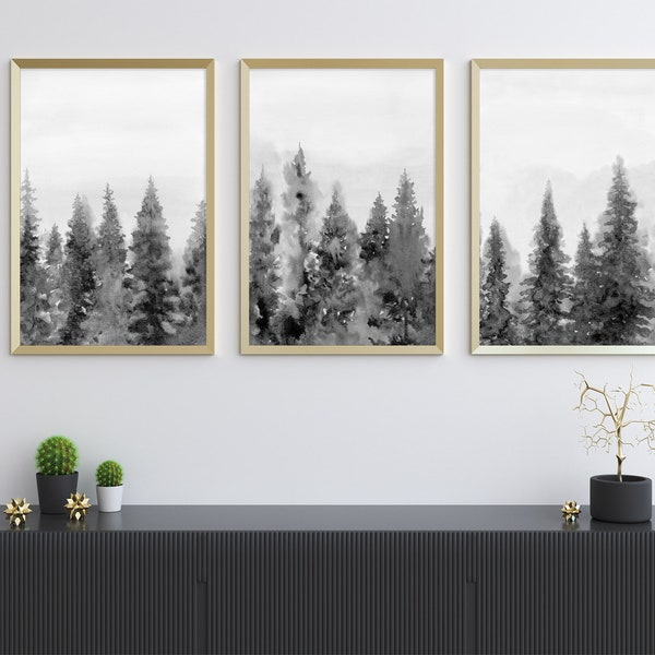 White Pine Tree Print - Etsy