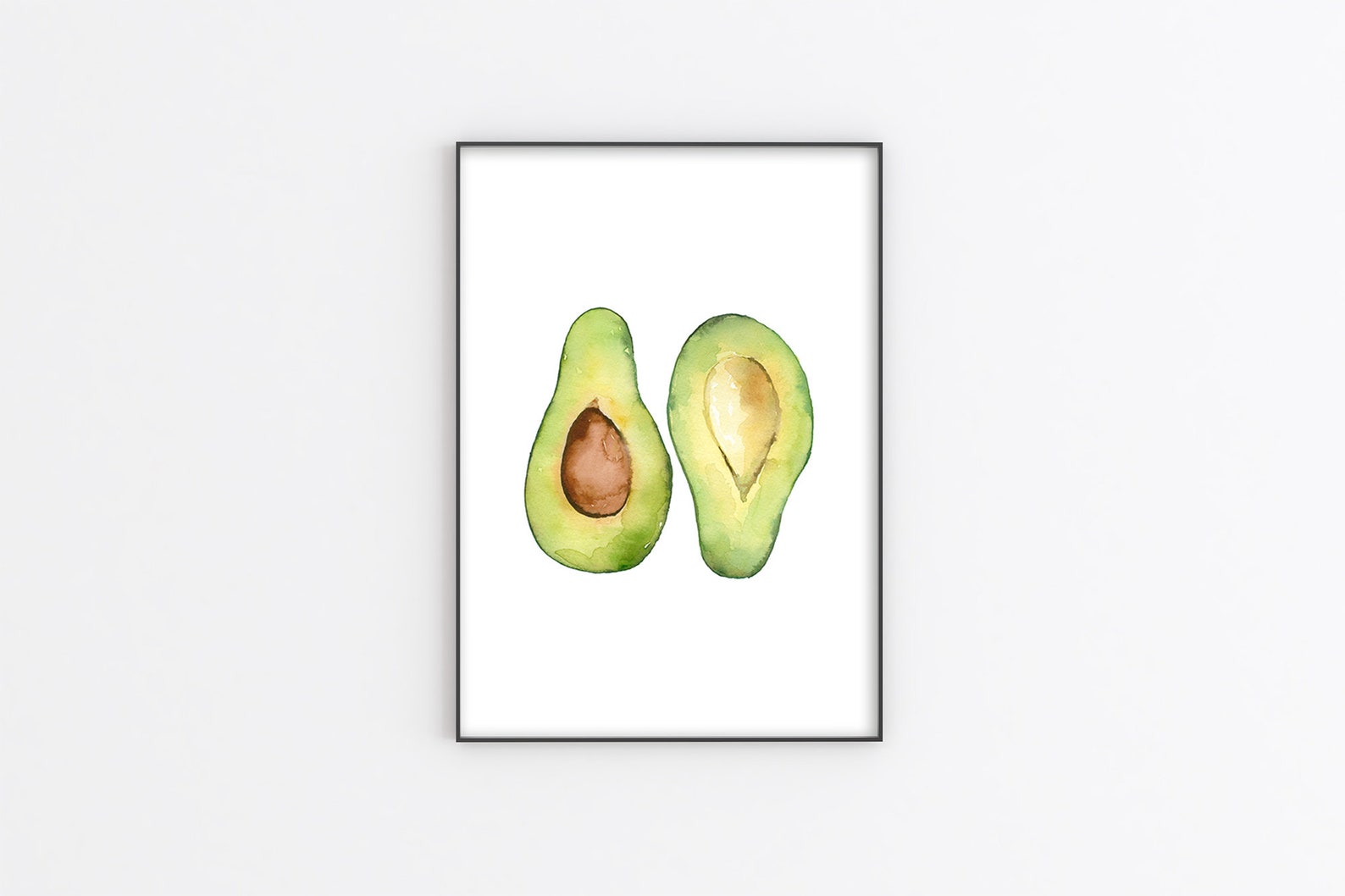 Avocado Fruit Printable Wall Art Instant Download DIY Print | Etsy