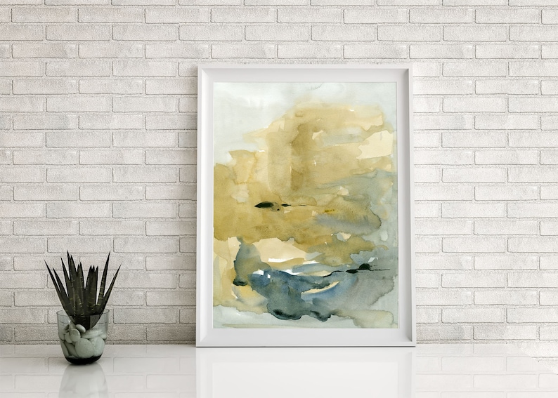 Neutral Abstract Wall Art Print Printable Instant Digital - Etsy