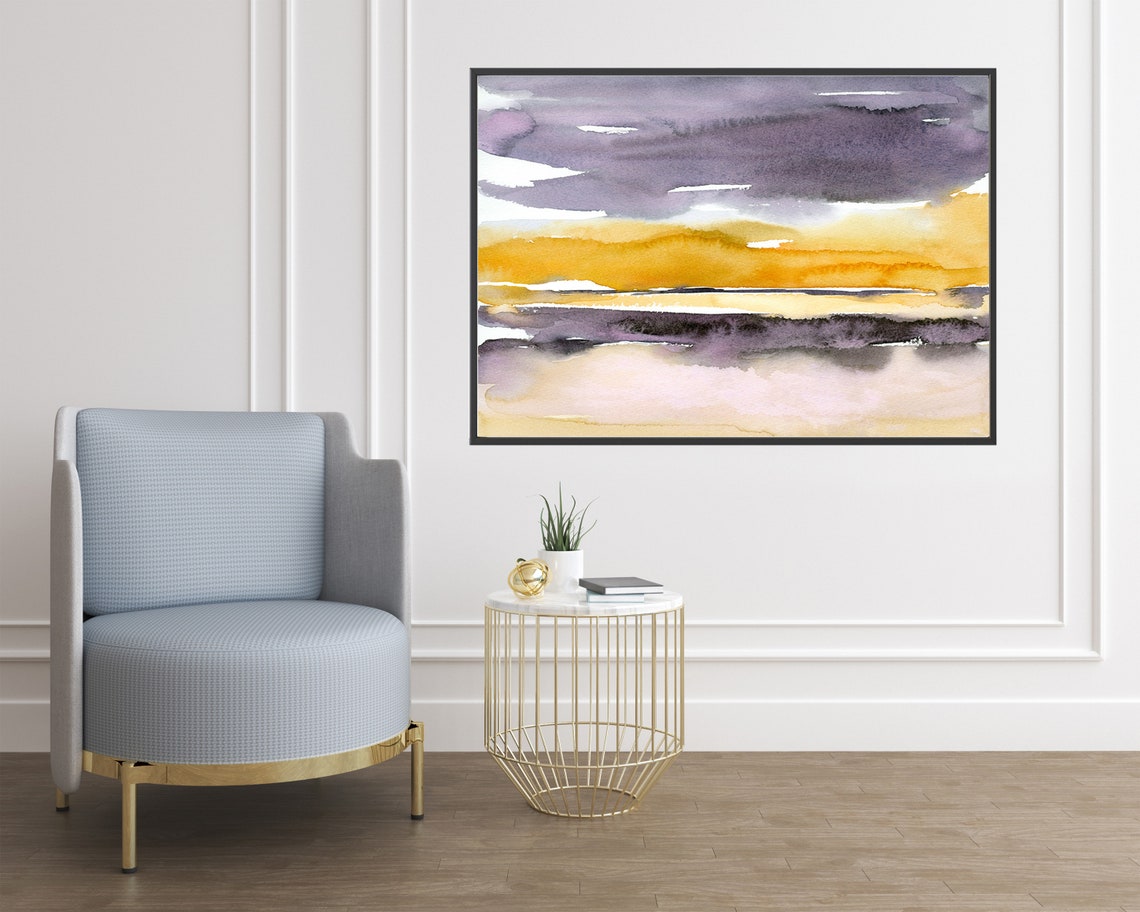 Abstract Landscape Printable Wall Art Instant Download DIY - Etsy