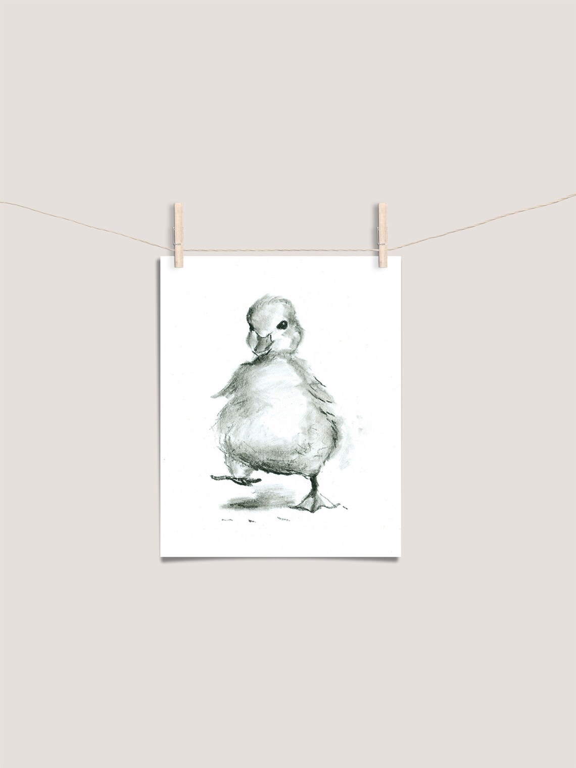 Duckling Printable Wall Art Kids Nursery DIY Print Instant | Etsy