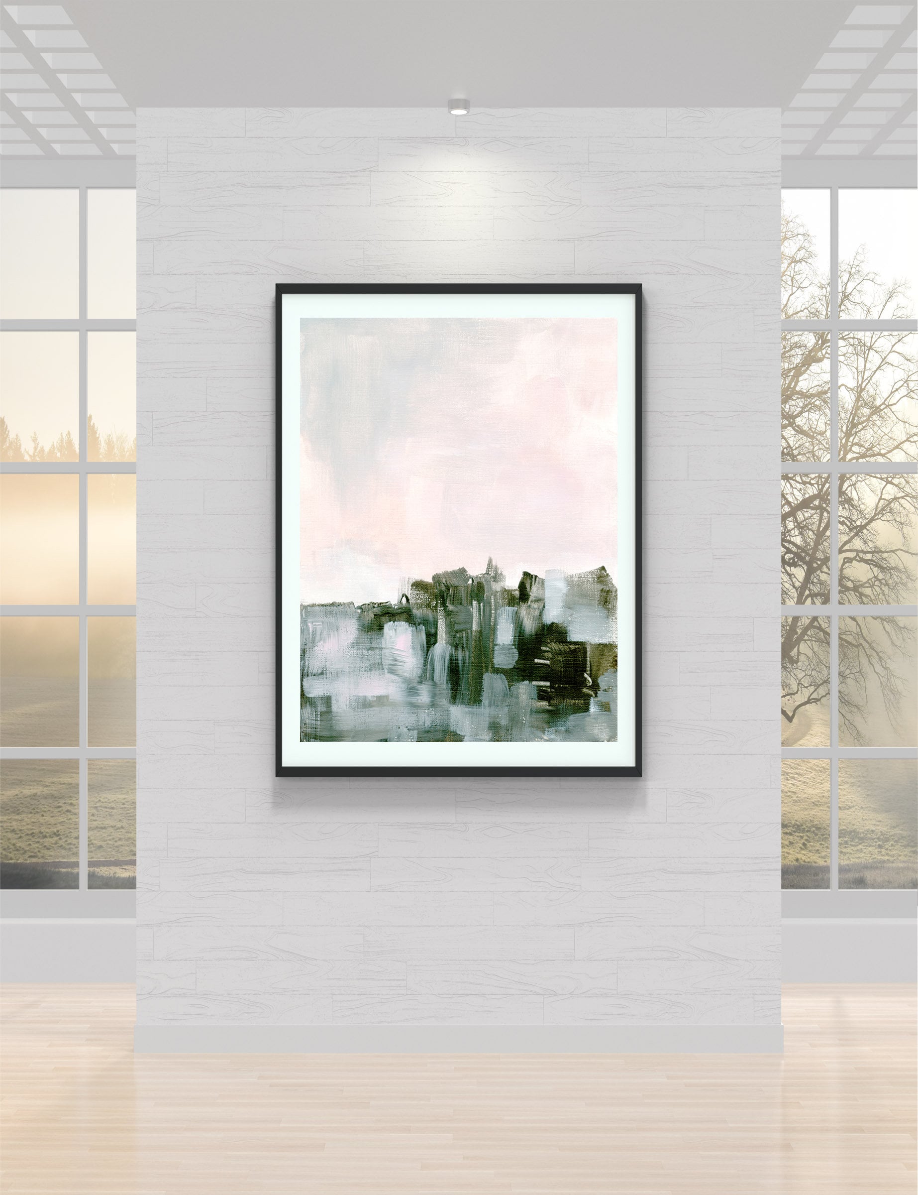 Large Abstract Landscape Wall Art Printable Instant Digital | Etsy