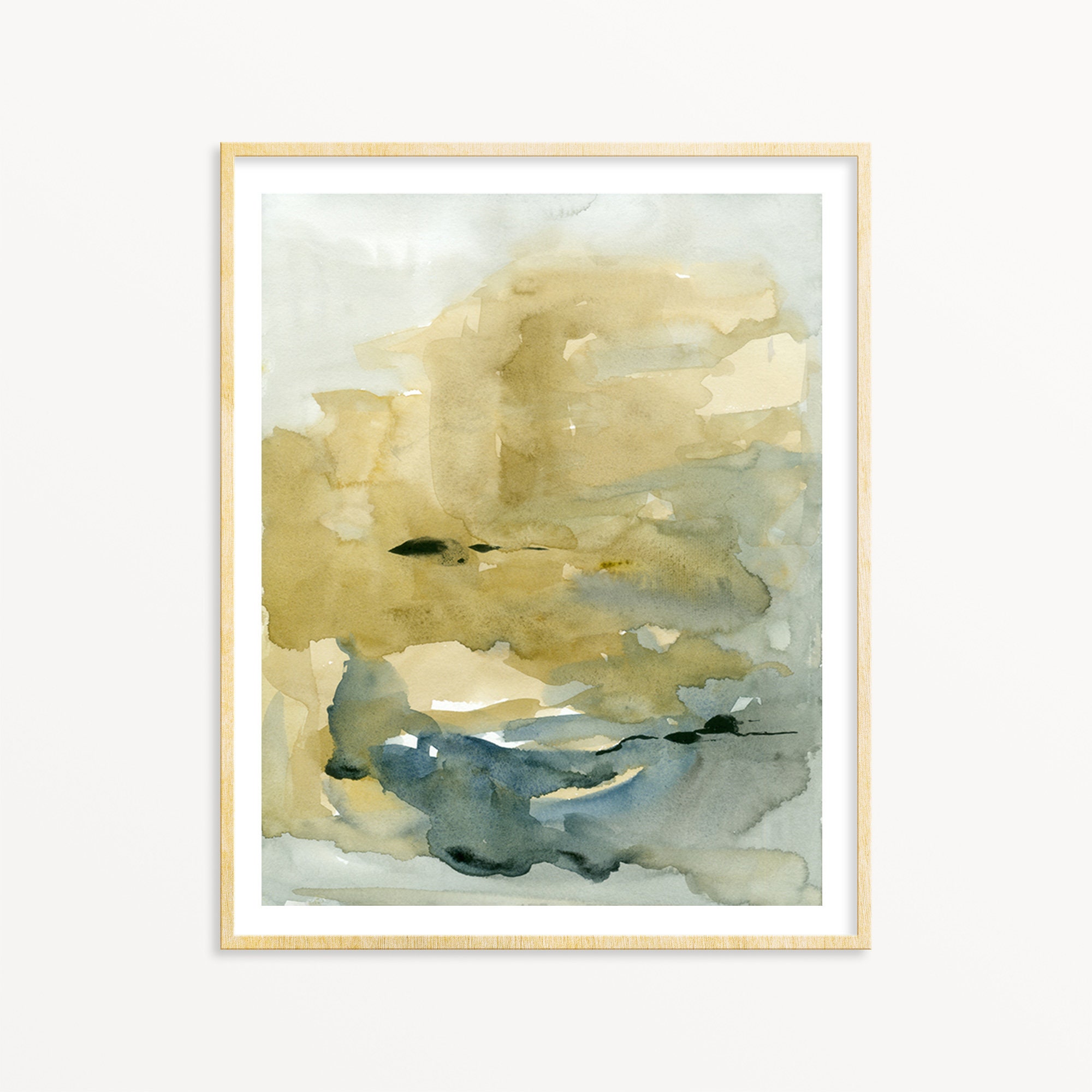 Neutral Abstract Wall Art Print Printable Instant Digital | Etsy