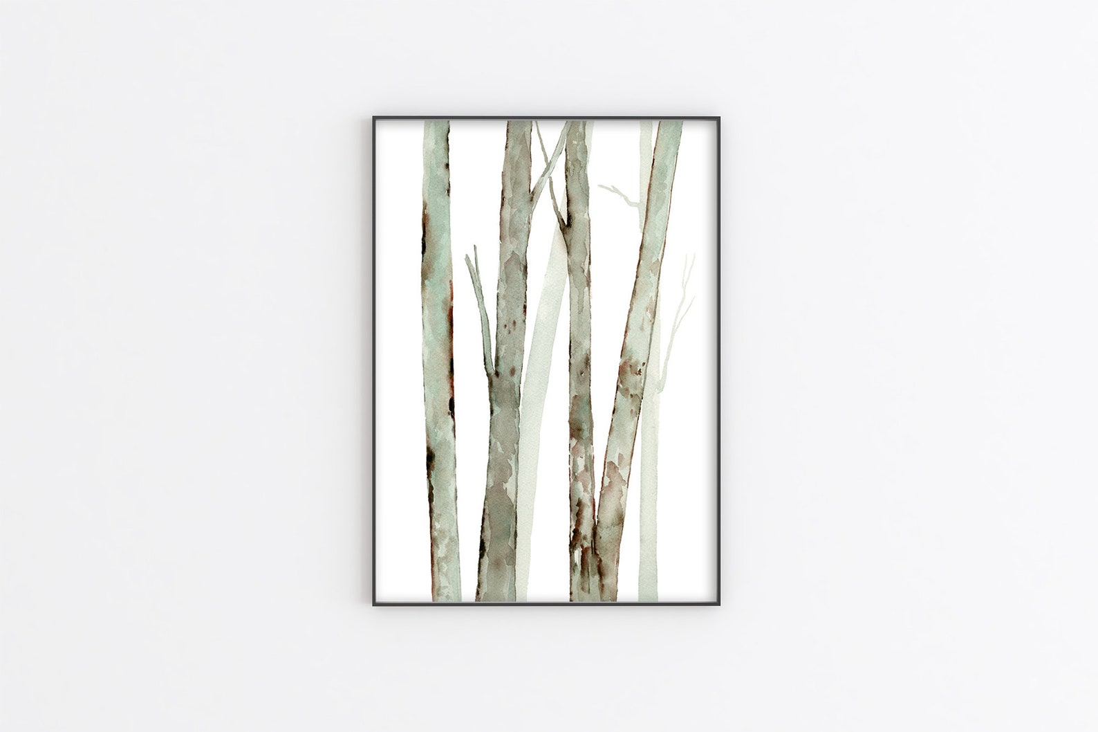 Brown Tree Printable Wall Art Instant Download DIY Print - Etsy