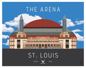 JOE LOUIS ARENA Glossy Poster Picture Photo Banner Jla Detroit - Etsy
