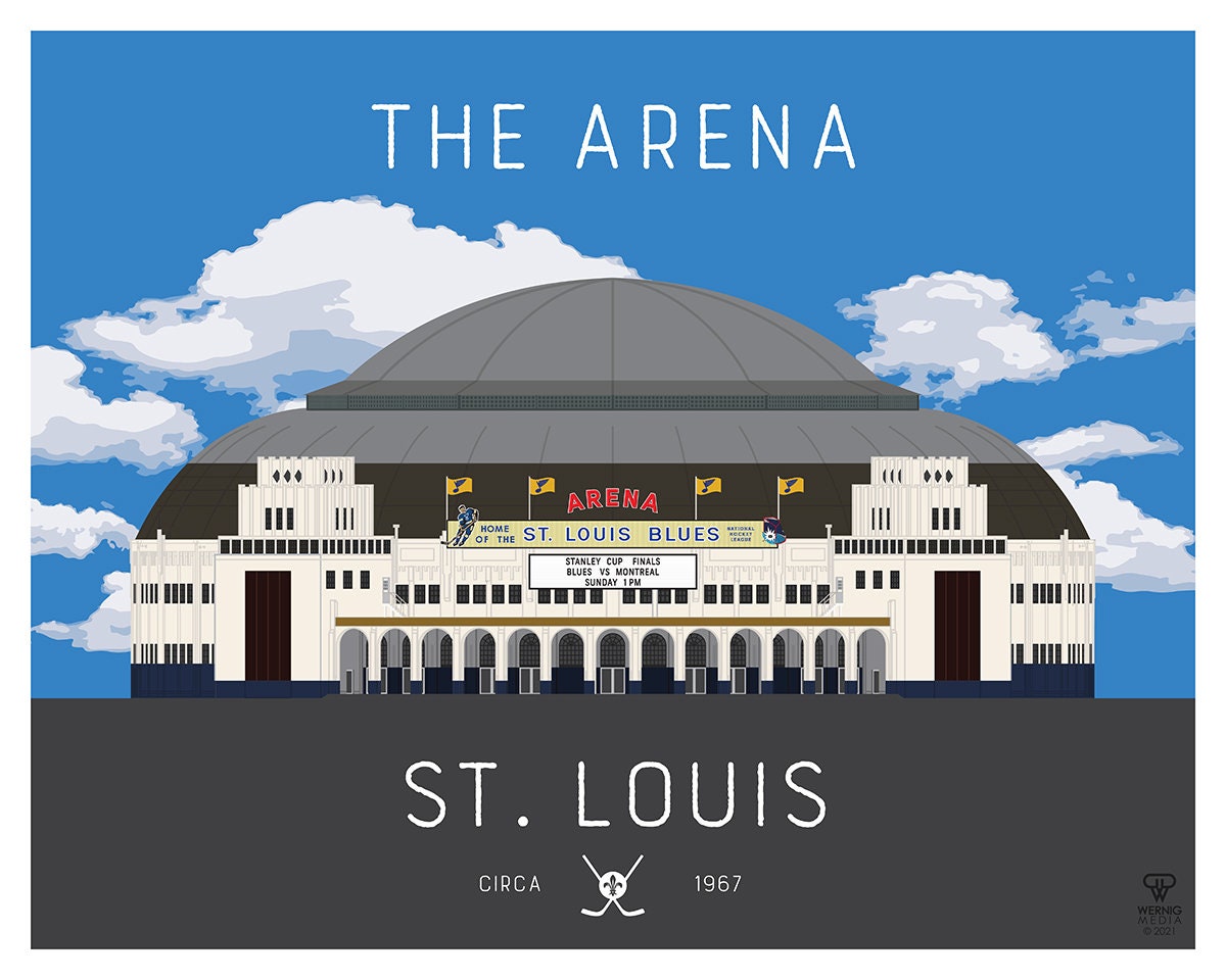 St. Louis Arena 1967 Print - 8x10 or 16x20 - Etsy