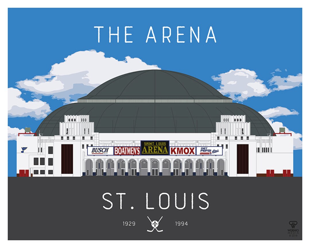 St. Louis Arena 1994 Exterior 8x10 Print - Etsy