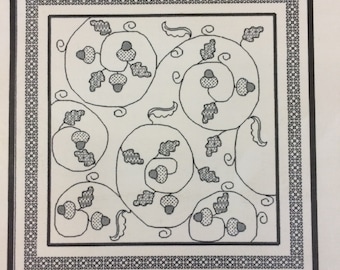Blackwork pattern | Etsy