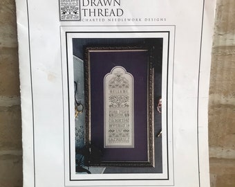 The Drawn Thread Cross Stitch Pattern - Etsy