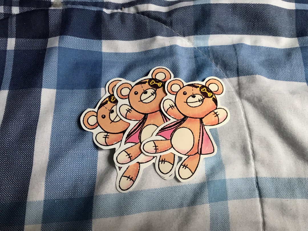 Teddy Sticker - Etsy
