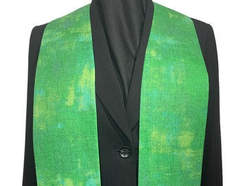 Clergy Stole, Beautiful Green and Gold Stole for Ordinary Time or ...