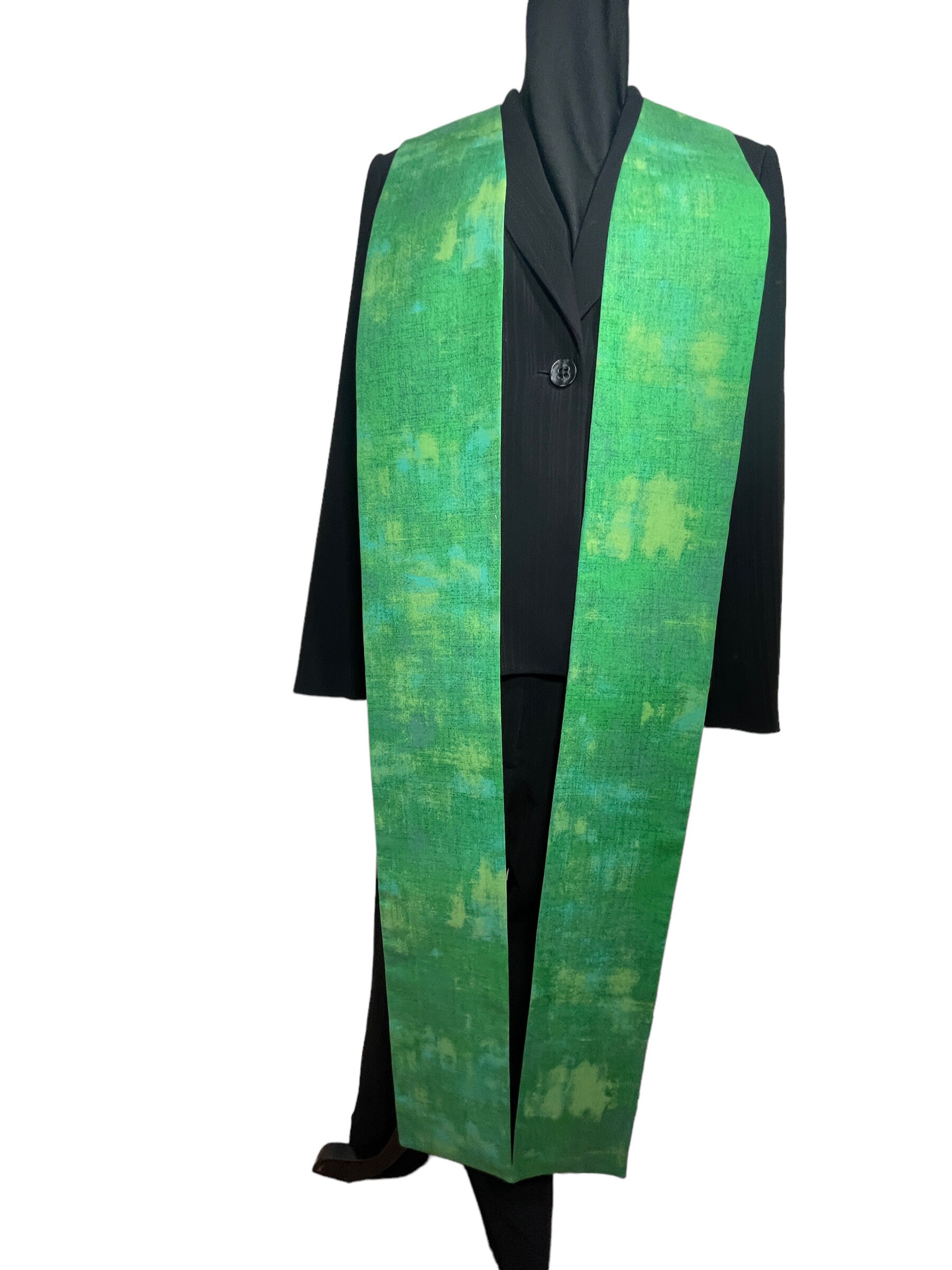 Grunge Green Clergy Stole - Etsy