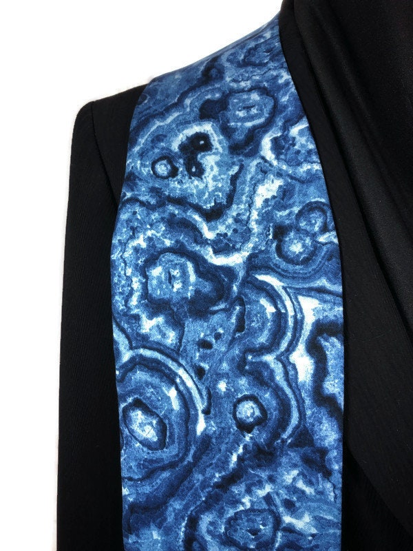 Blue Batik Clergy Stole - Etsy