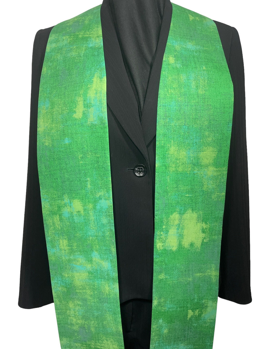 Grunge Green Clergy Stole - Etsy