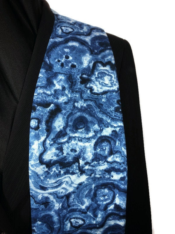 Blue Batik Clergy Stole - Etsy