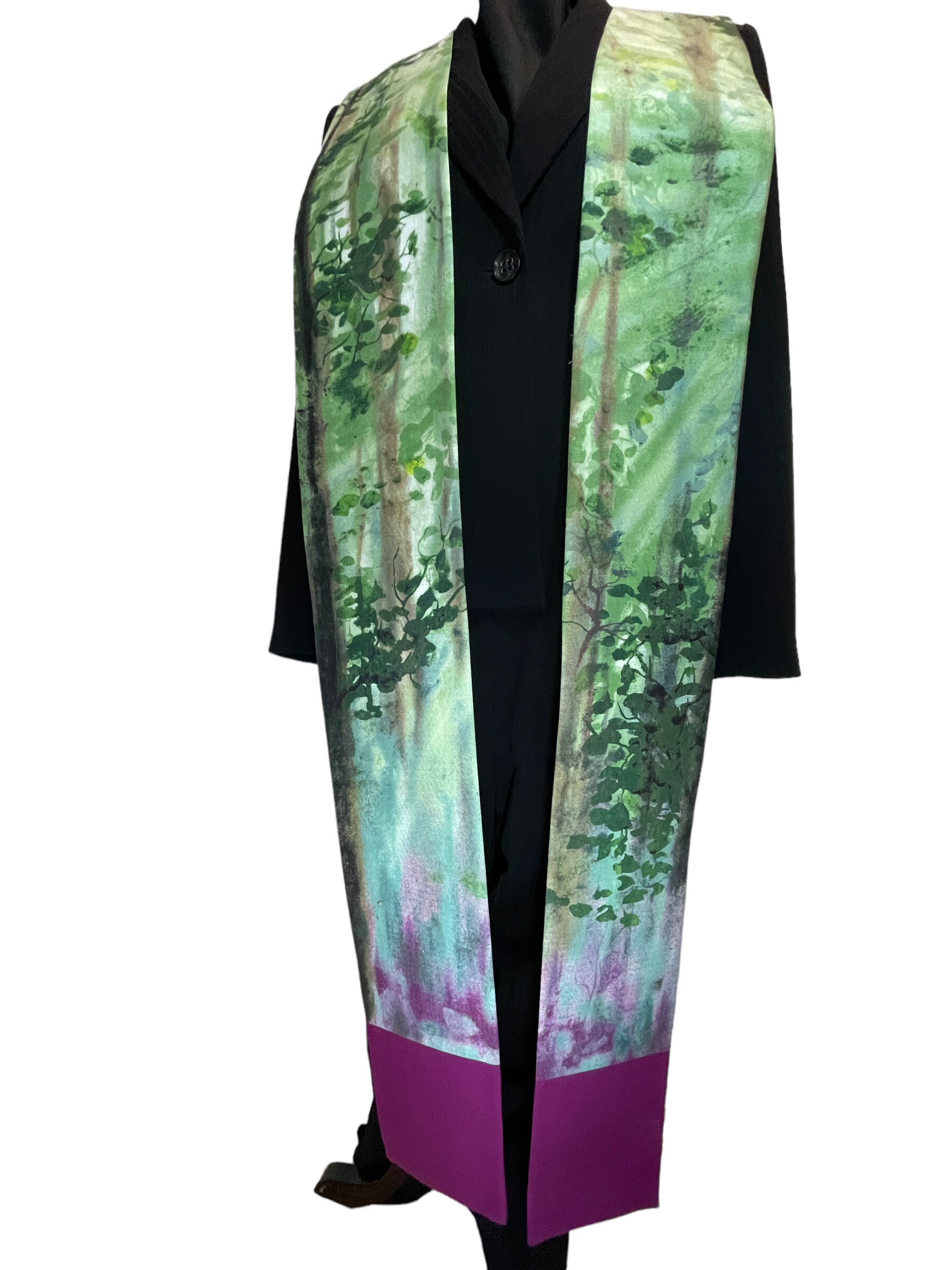 Trees of the Forest Clergy Stole - Etsy