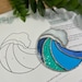 PATTERNS • Ocean Wave Stained Glass Patterns • Digital Download: Hobby ...