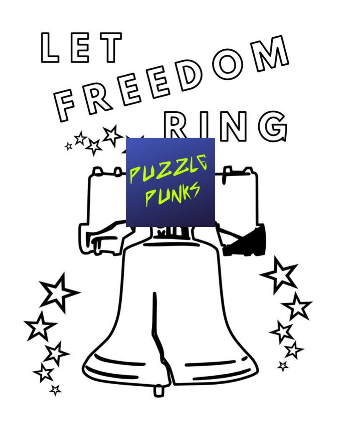 Let Freedom Ring Printable Coloring Page - Etsy