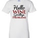 Hello Wine Goodbye Problems Funny Wine T-shirt - Etsy