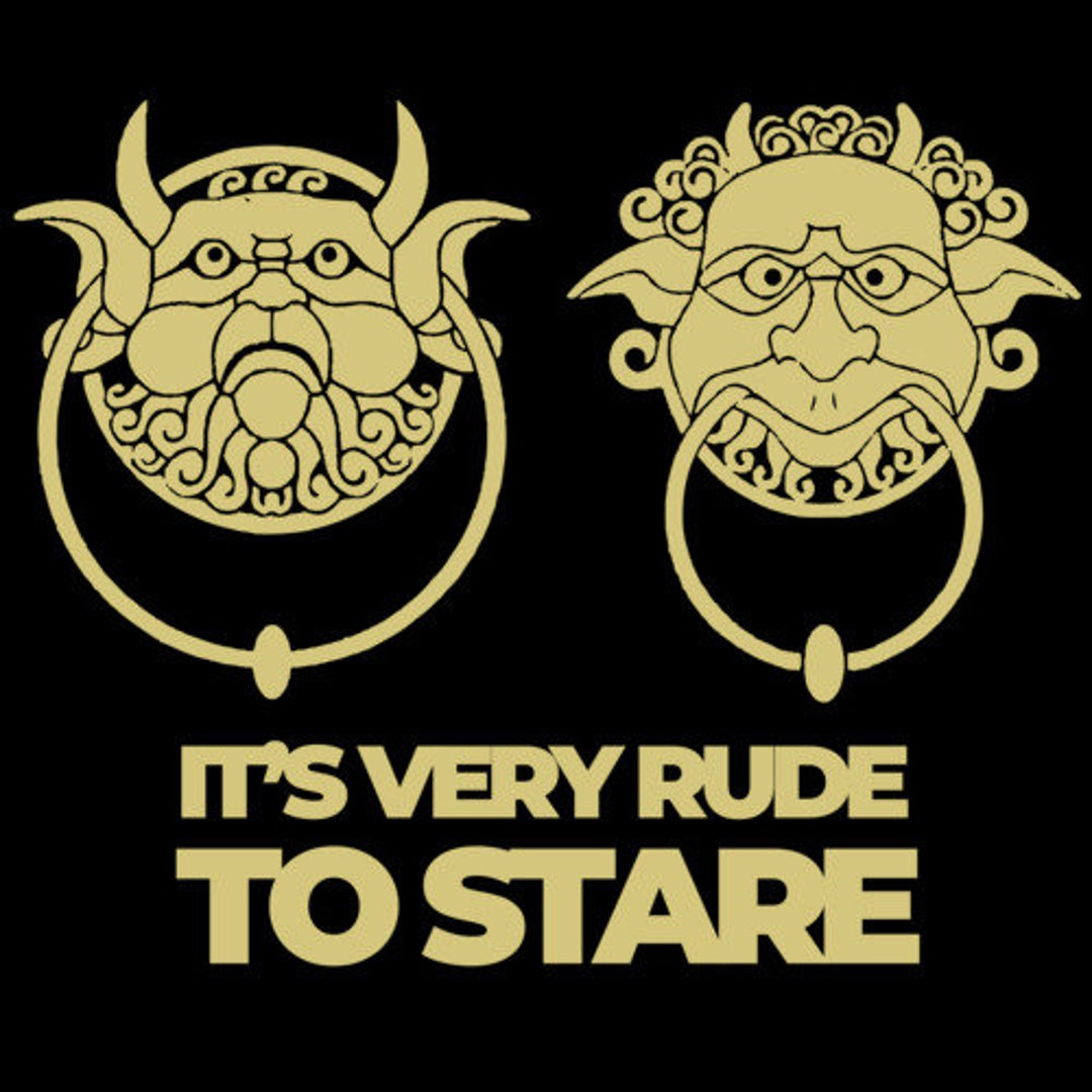 It's Very Rude to Stare - Door Knockers - Labyrinth 80's T-shirt - Etsy
