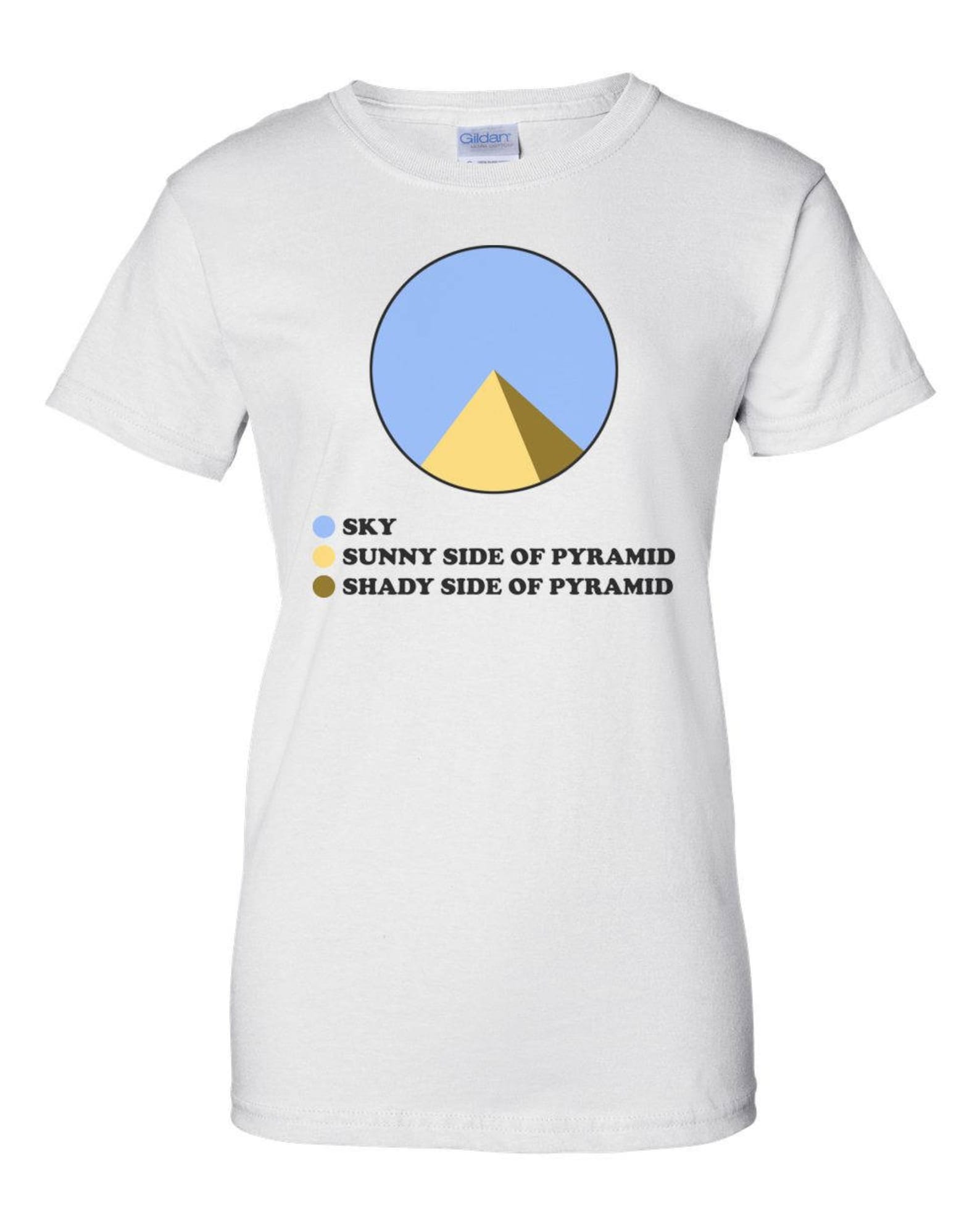 Pyramid Pie Chart Shirt - Etsy