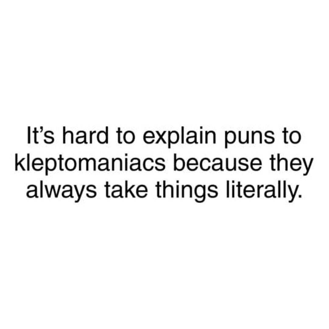 It's Hard to Explain Puns to Kleptomaniacs - Funny Pun Shirt - Etsy