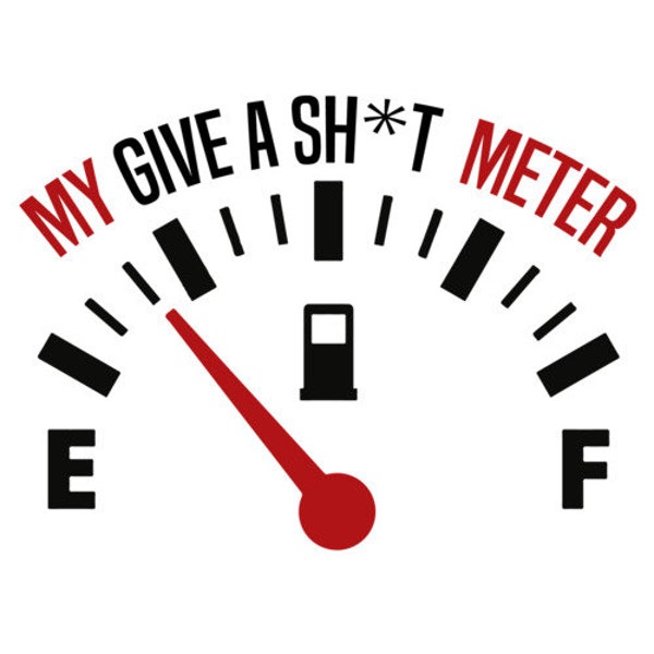 Give a Shit Meter - Etsy
