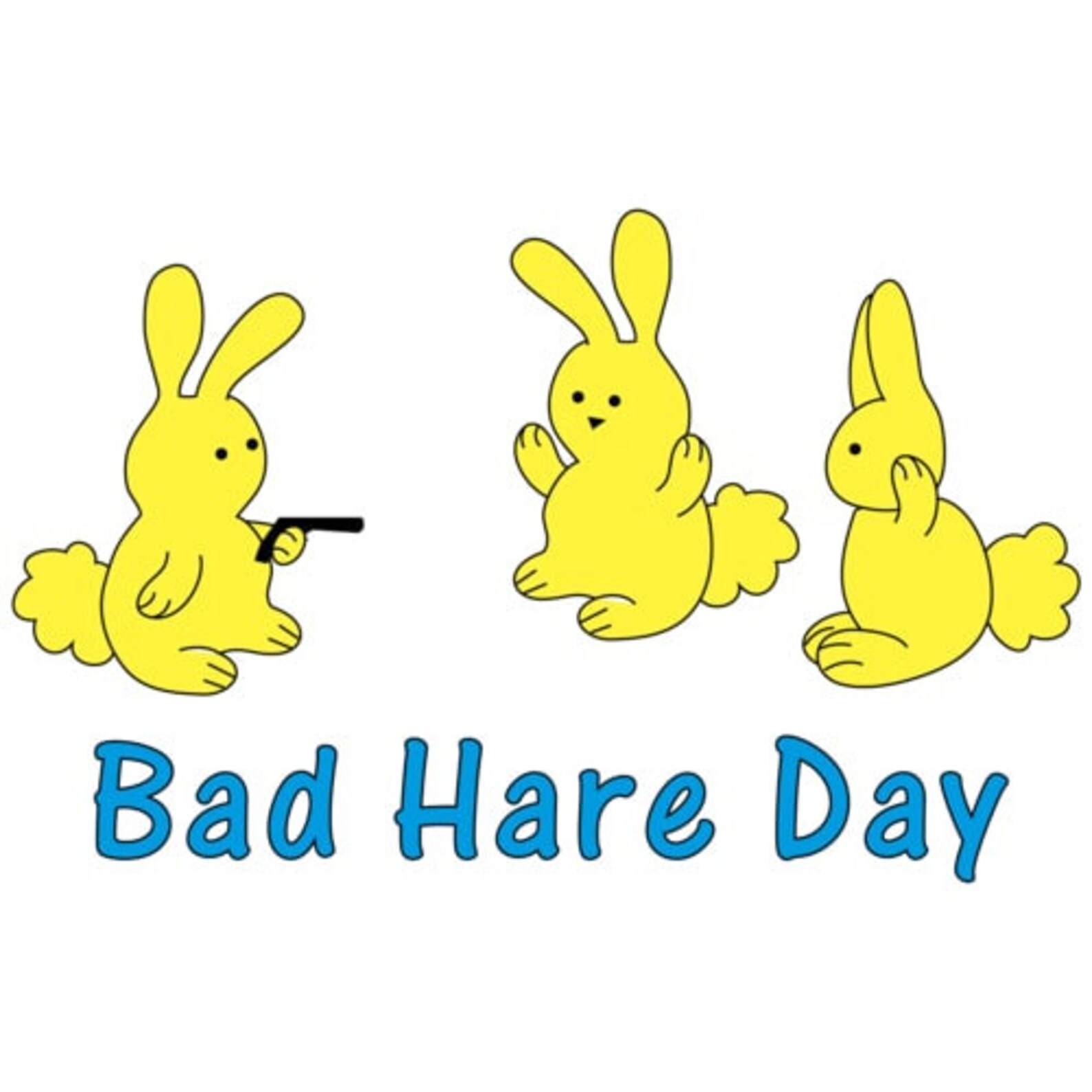 Bad Hare Day Funny Shirt - Etsy