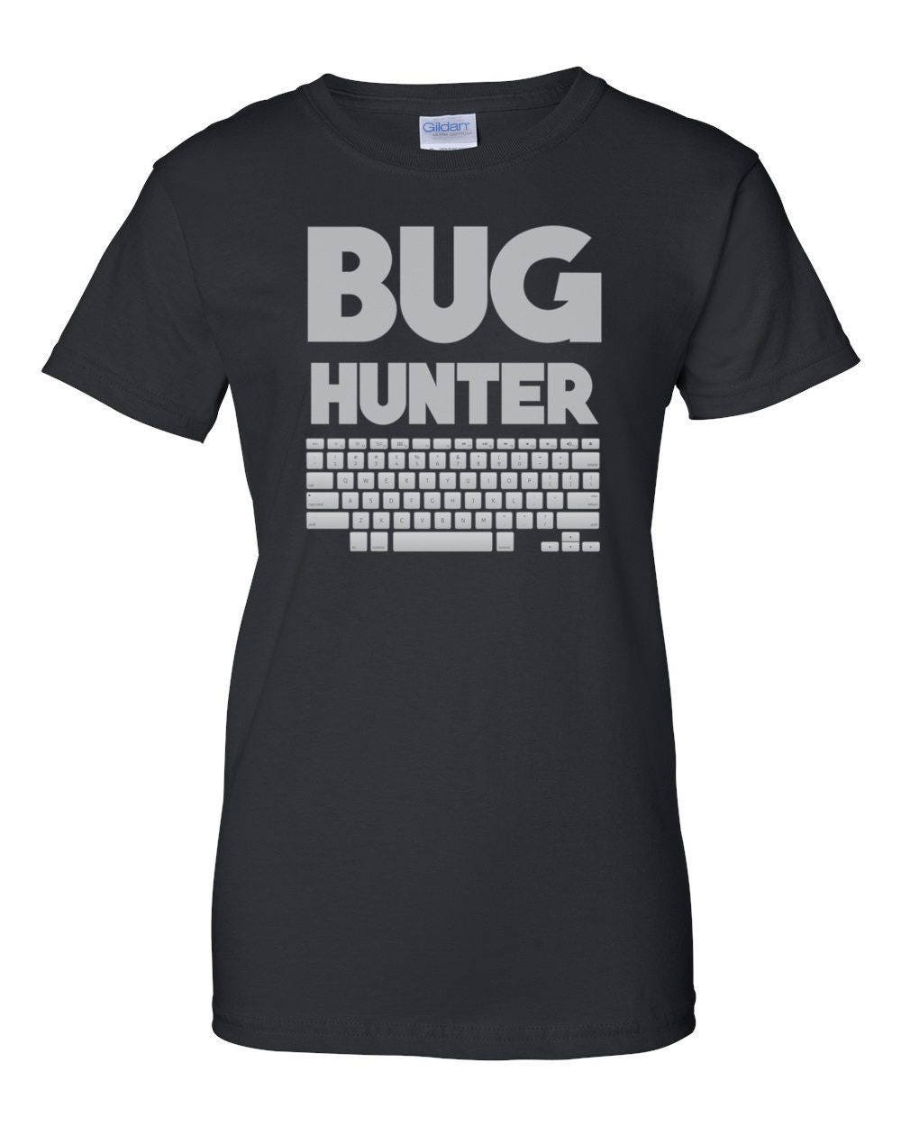 Bug Hunter - Funny Programmer Coder Shirt - Etsy