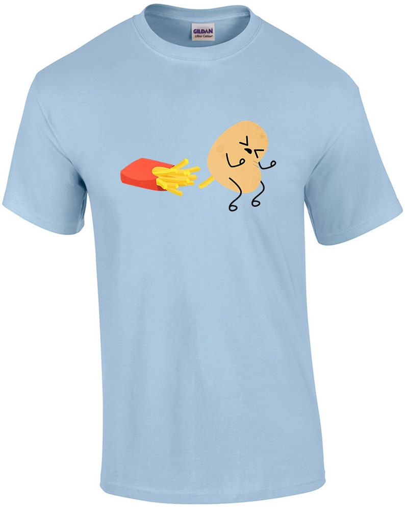 Potato Pooping Out French Fry - How French Fries Are Made - Funny Pun T ...
