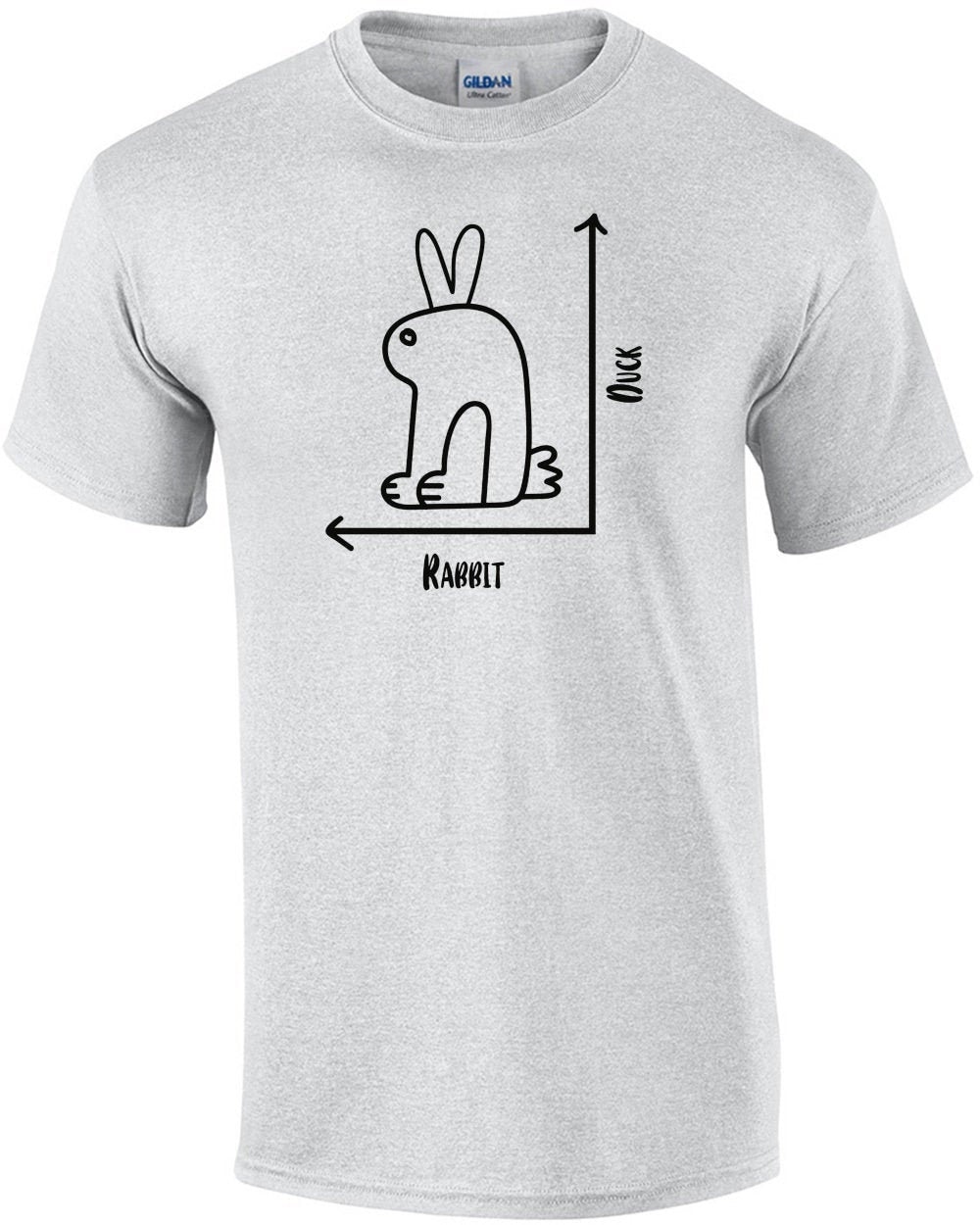 Duck Rabbit Graph - Which One Do You See? Funny T-shirt - Etsy