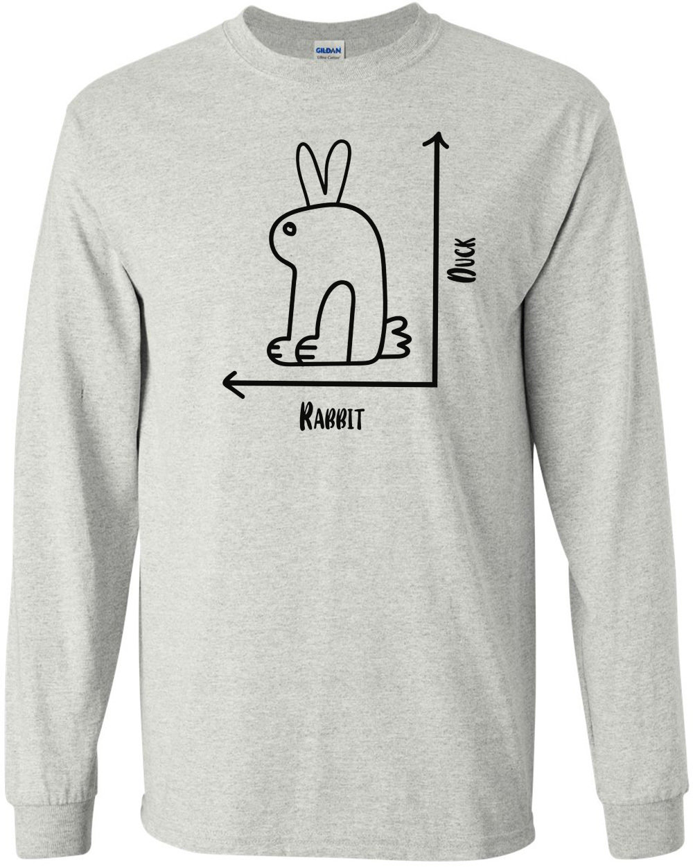 Duck Rabbit Graph - Which One Do You See? Funny T-shirt - Etsy