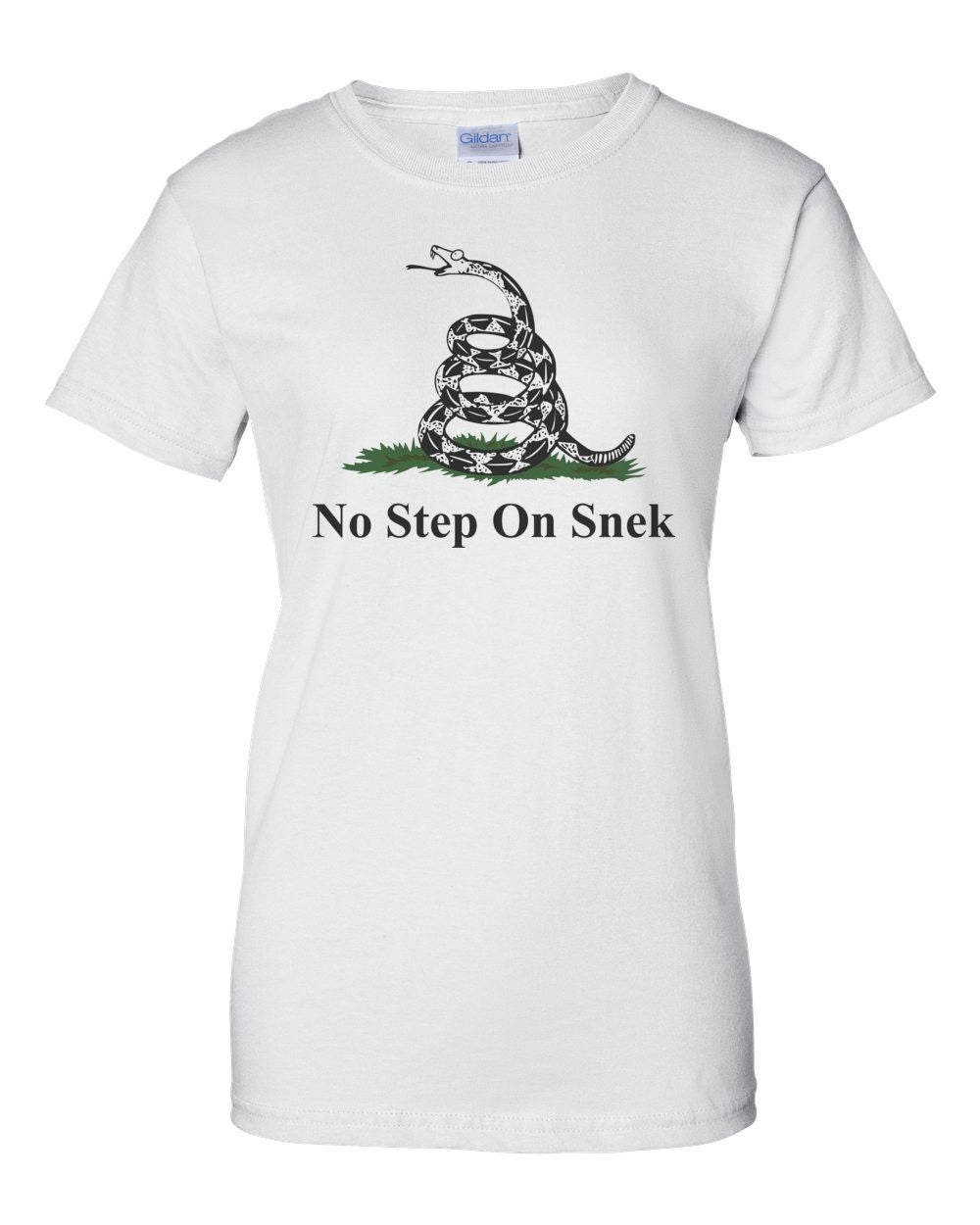 No Step on Snek Funny Shirt - Etsy