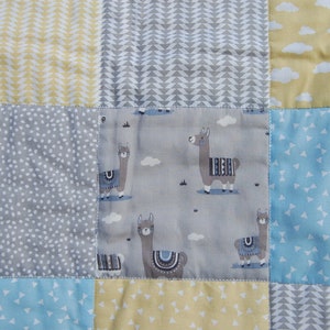 Alpaca Patchwork Quilt - Handmade - Etsy