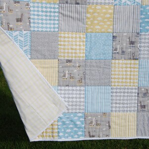 Alpaca Patchwork Quilt - Handmade - Etsy